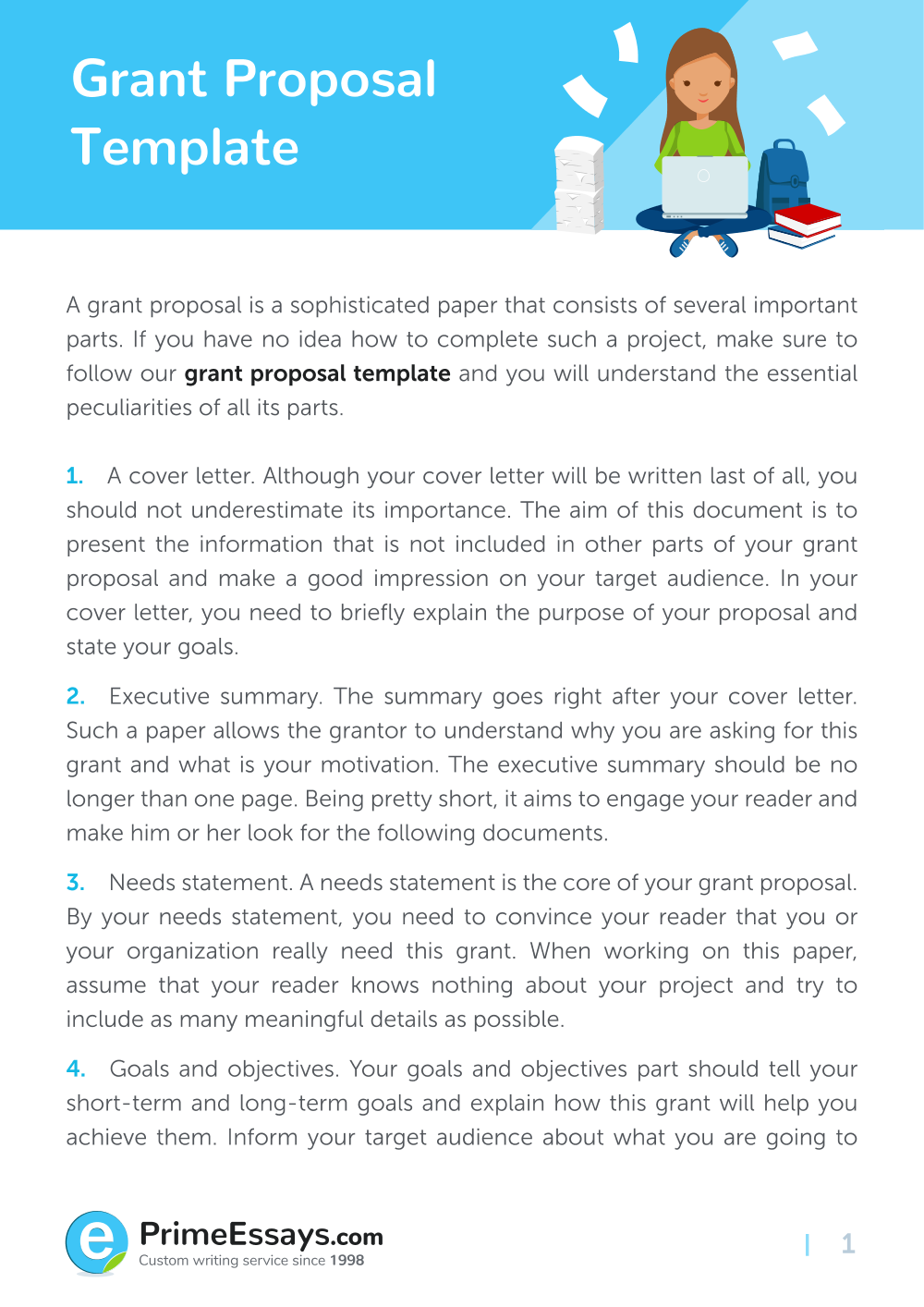 How To Write A Grant Proposal For Education Writing Tips